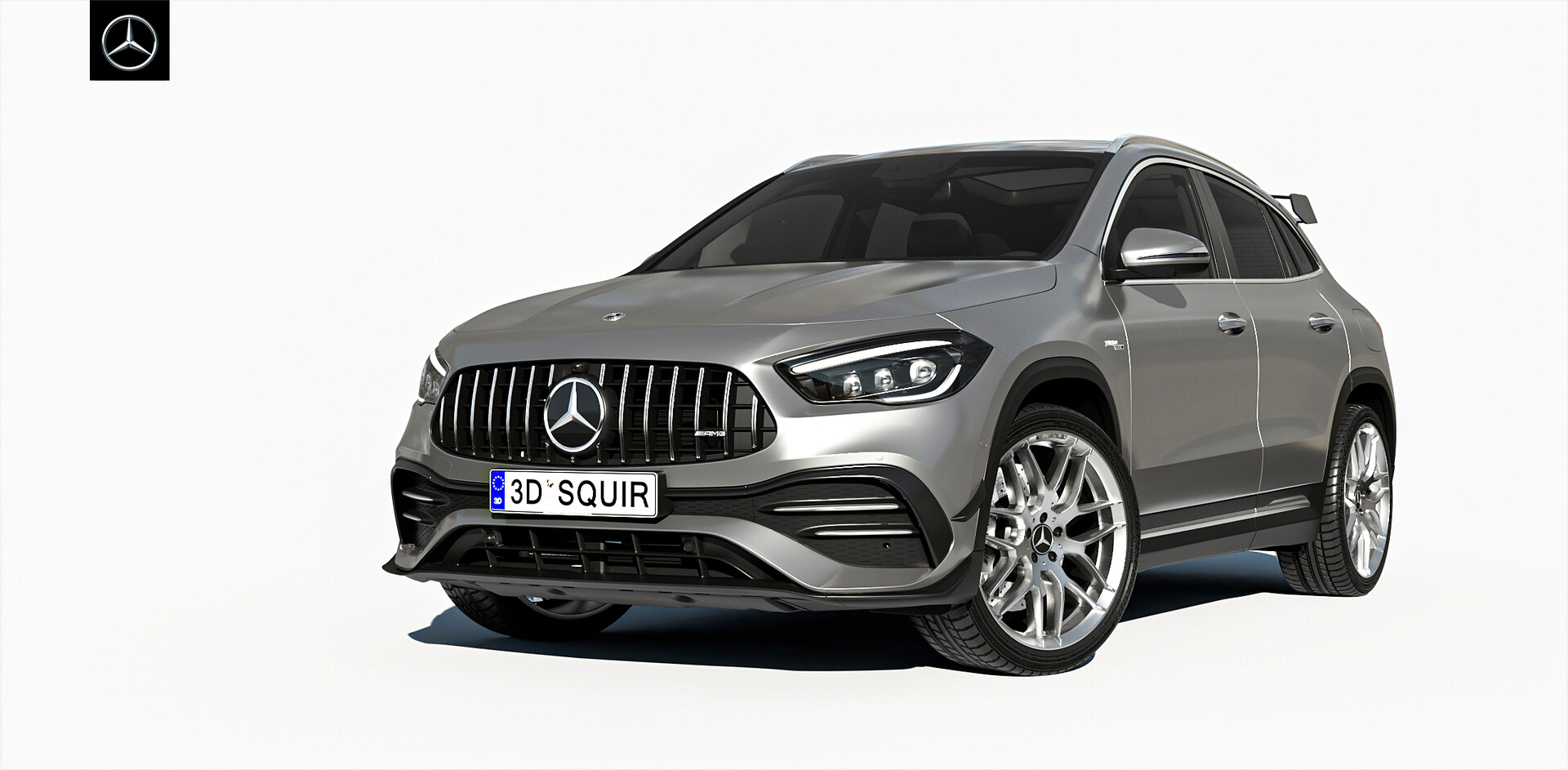ArtStation - Mercedes GLA 45 2021 - Silver