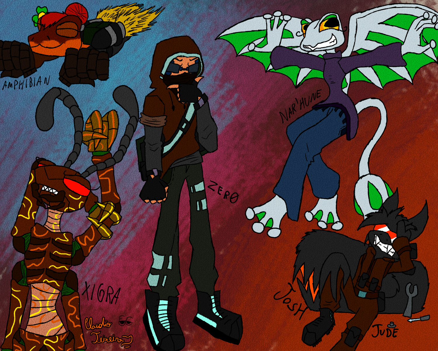 ArtStation - Character Doodles: The Space Crew