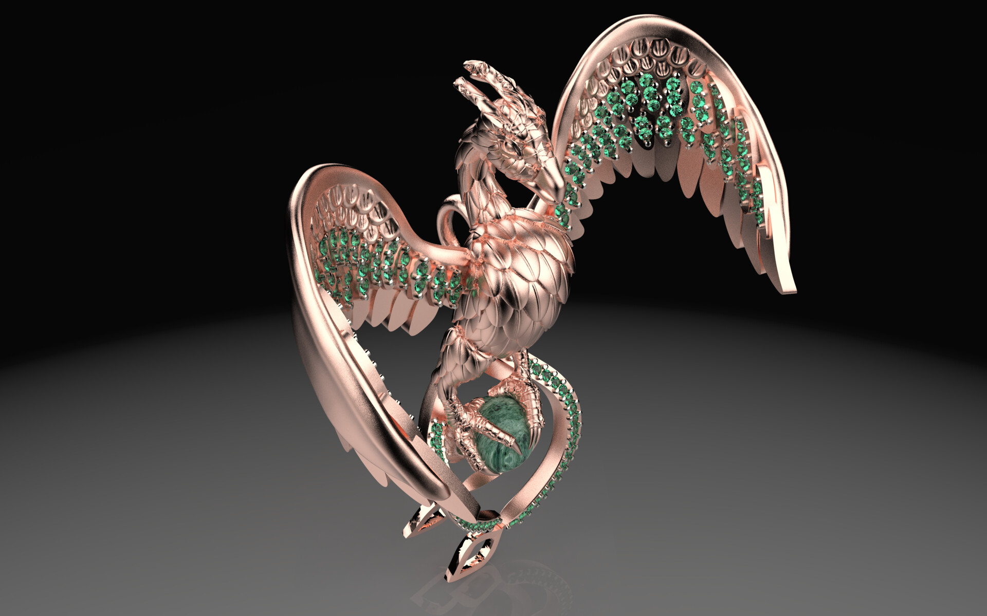 ArtStation - Phoenix Pendant