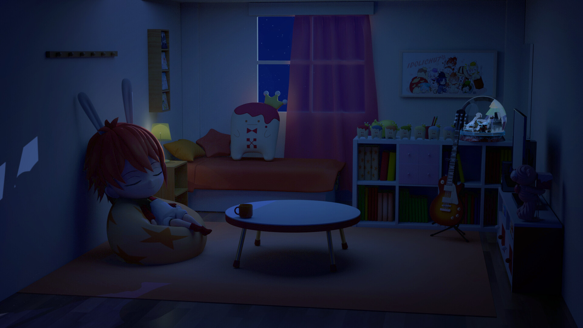 ArtStation - Idolish7 - Riku's Room