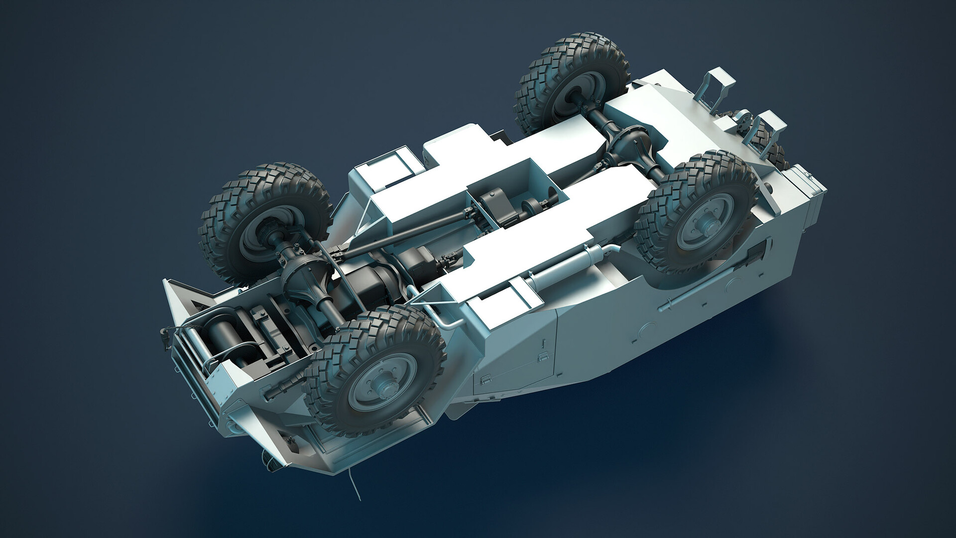 Ryzhkov 3D-Models - BTR-40 High-Poly