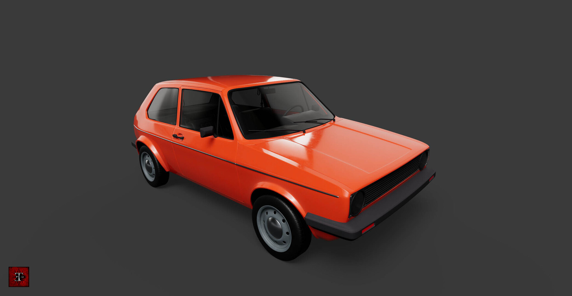 ArtStation - VW Golf mk1