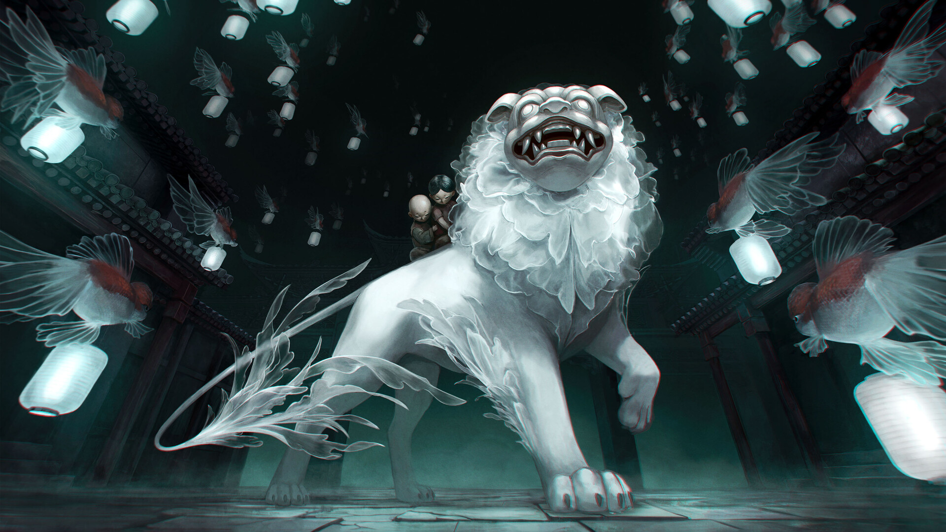 ArtStation - Ghost Lion