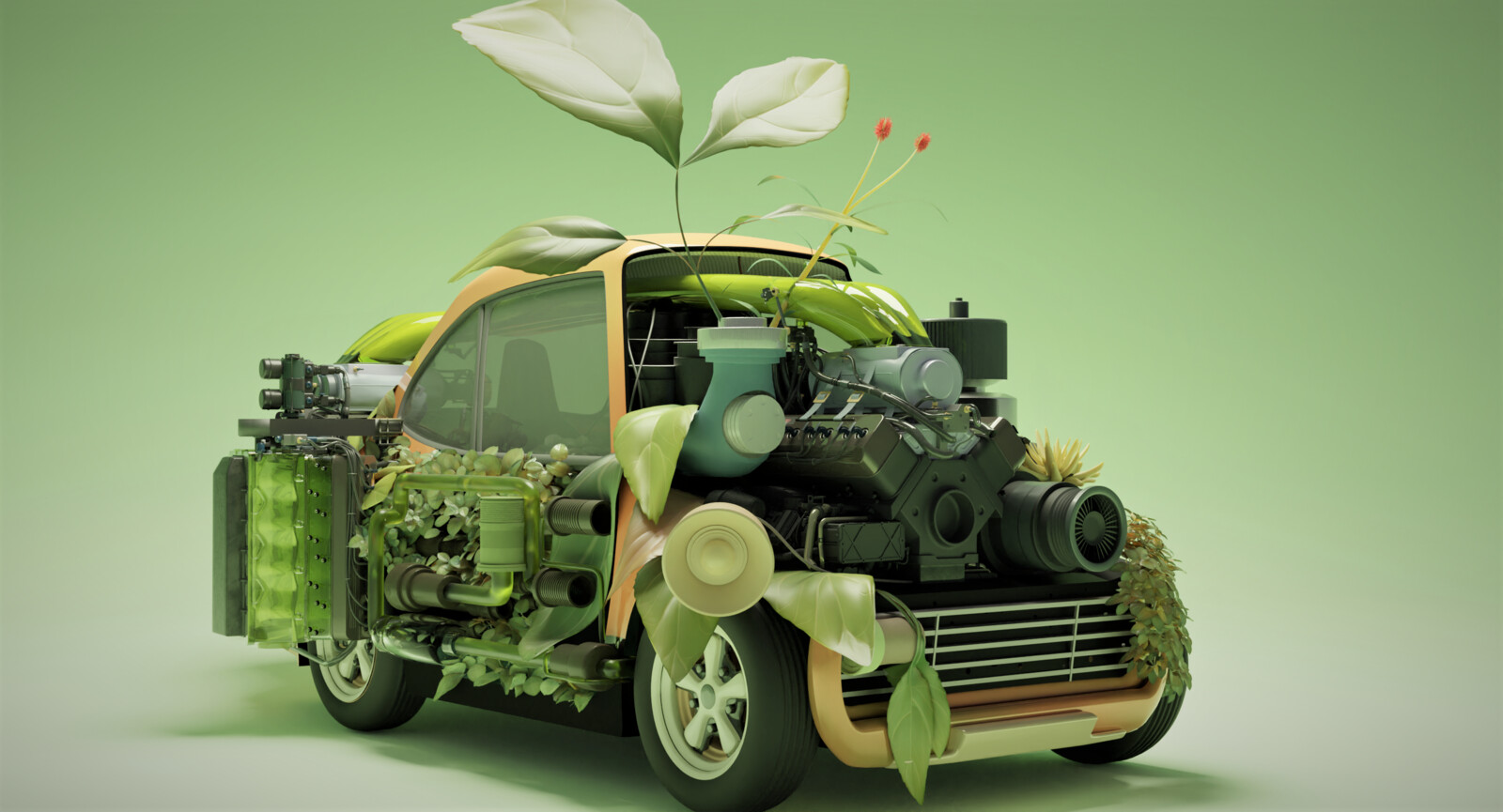 Visivle - Plant Fueled Car Concept