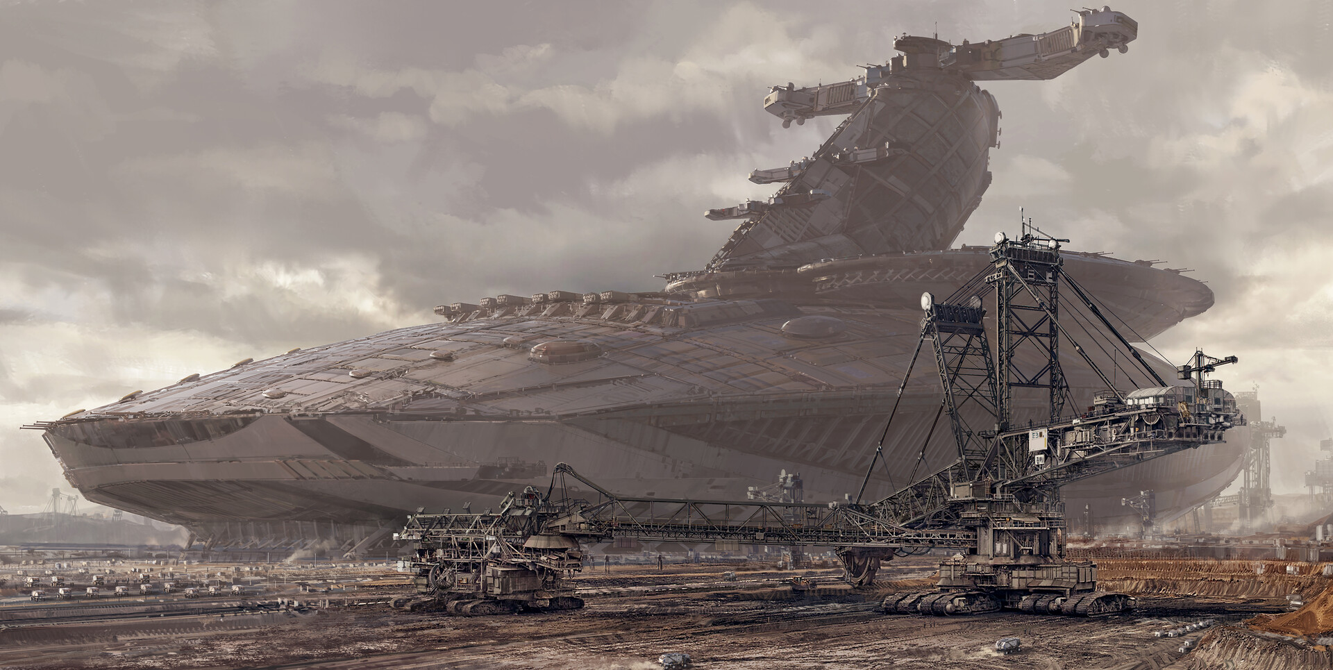 ArtStation - abandoned cruiser