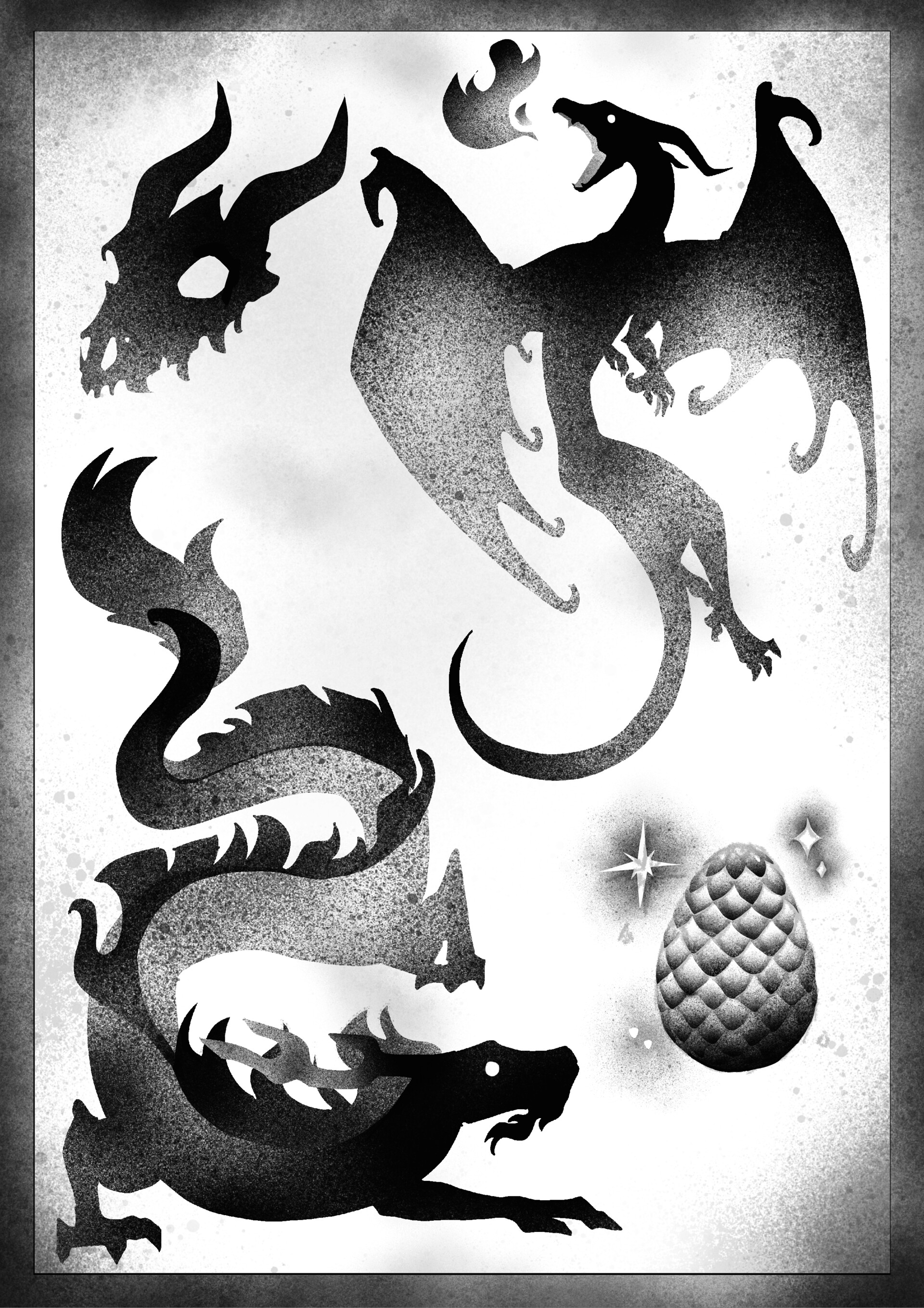 ArtStation - Spray Dragons