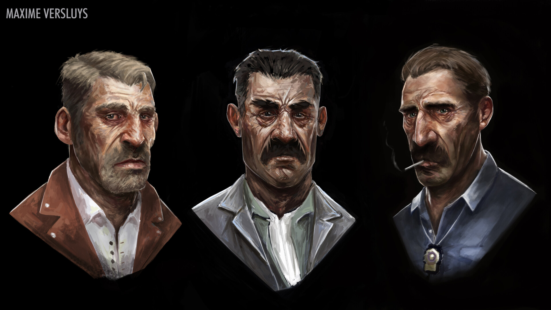 ArtStation - character design faces
