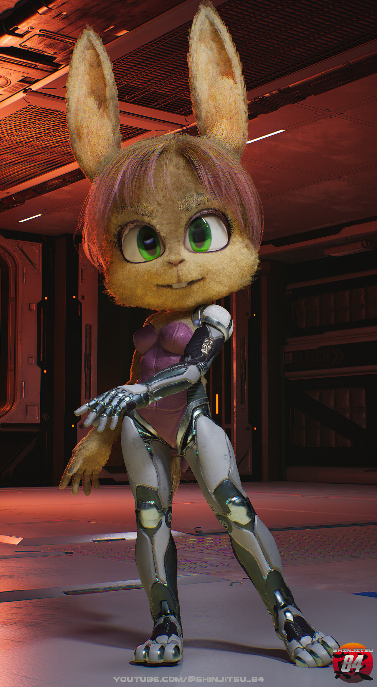 William Bowser - Bunnie Rabbot - Sonic Movie Style Fan Art