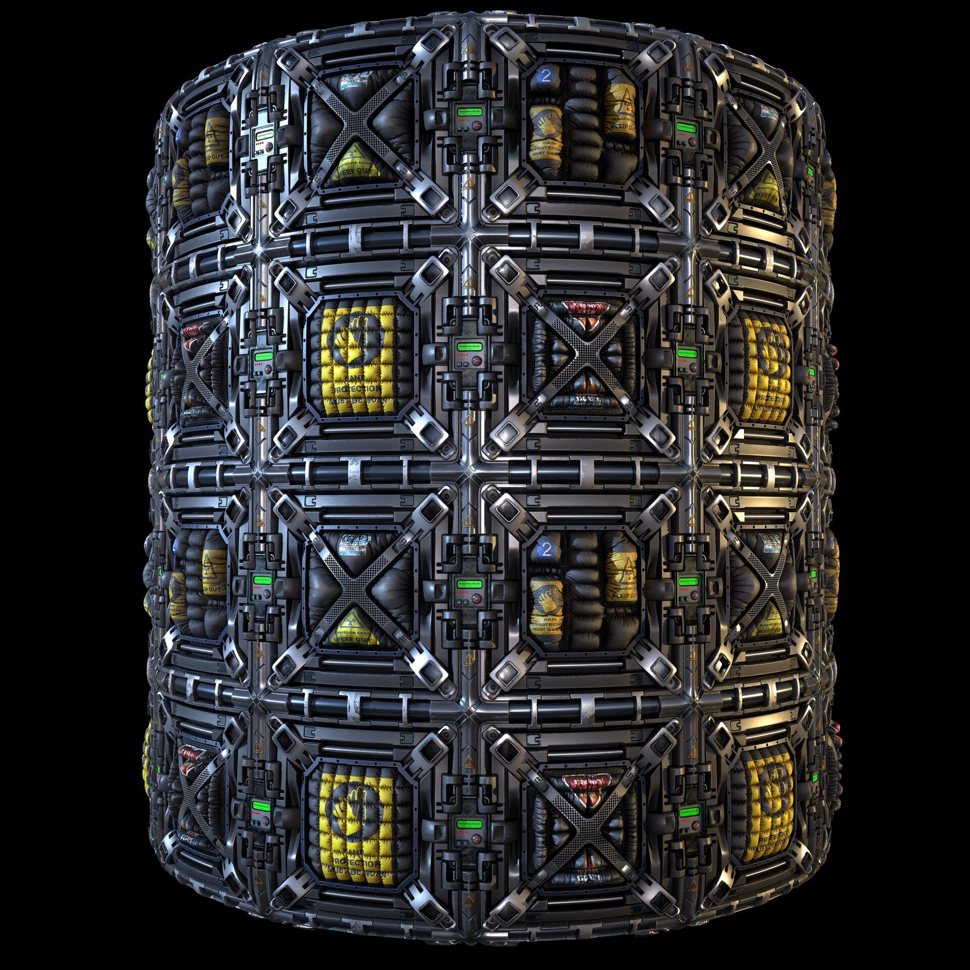 ArtStation - Sci Fi Panel Material