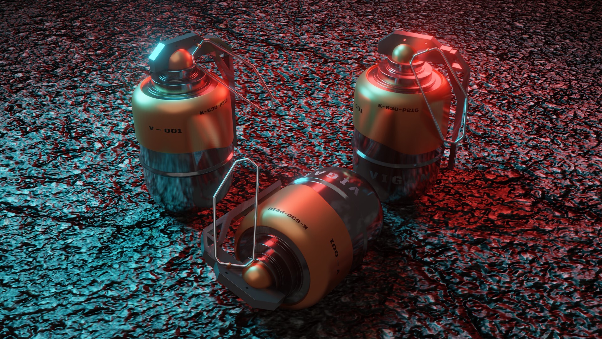 ArtStation - Sci-Fi Grenade