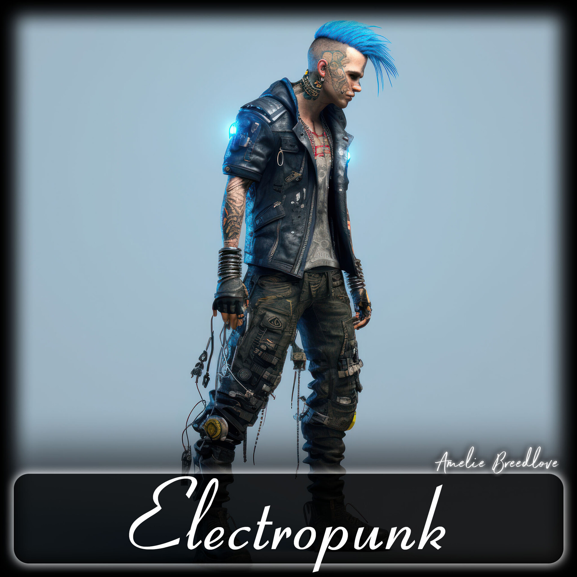 ArtStation - 200 Electropunk Character (Full Body) Reference Pack | 4K ...