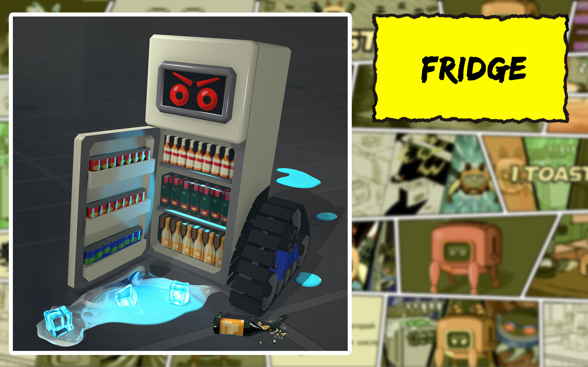 ArtStation - Angry Fridge