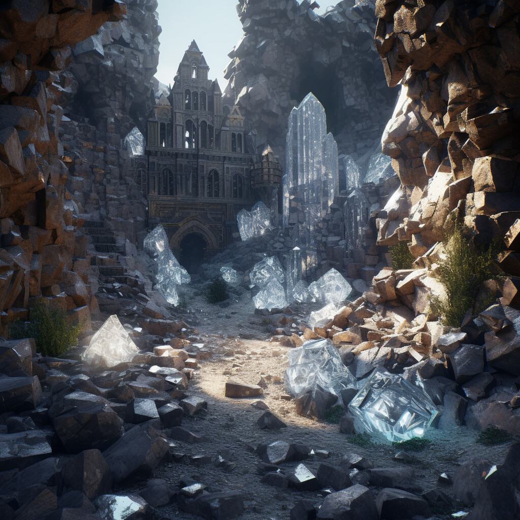 ArtStation - Crystal Mining : Feim