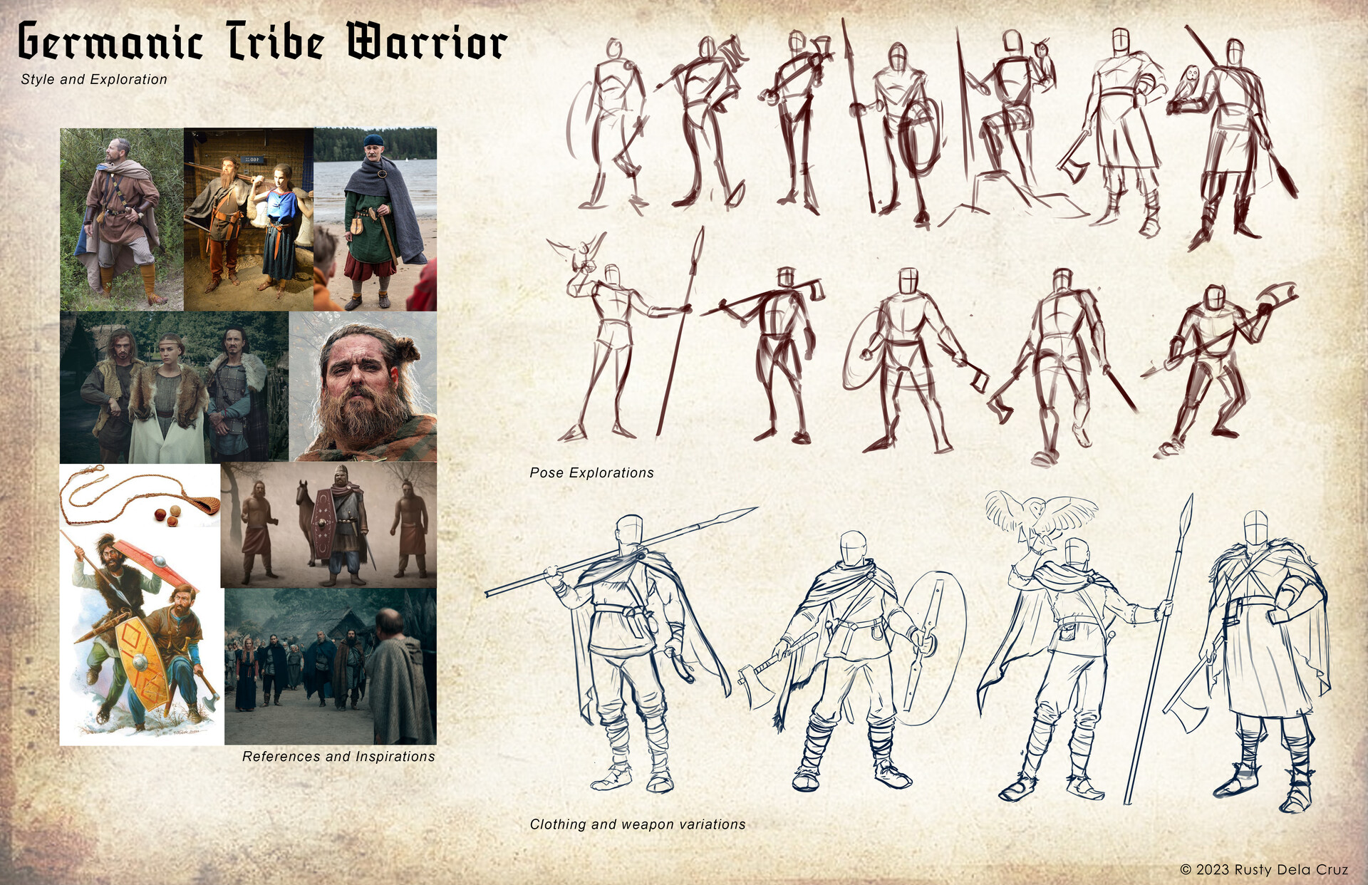 Rusty Dela Cruz - Germanic Character Concept
