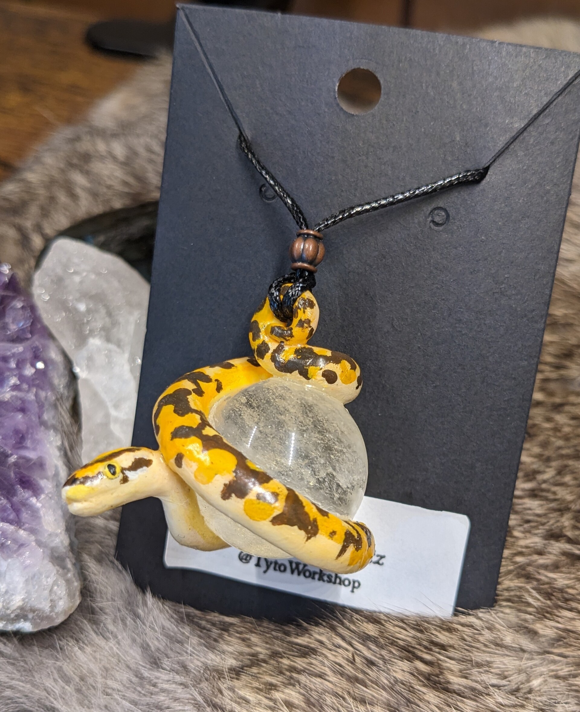 ArtStation - Ball Python with Quartz Pendant