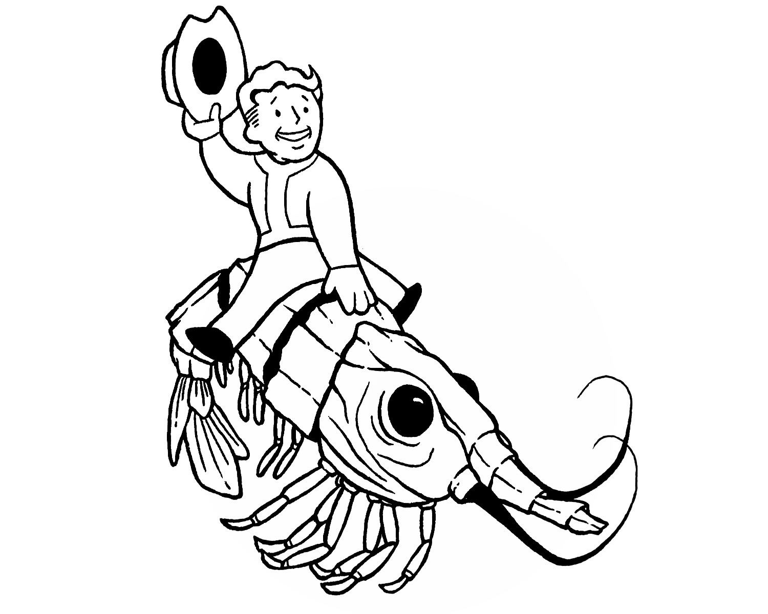 fallout vault boy coloring pages