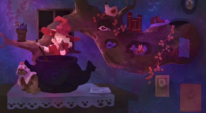 ArtStation - Chicken witch