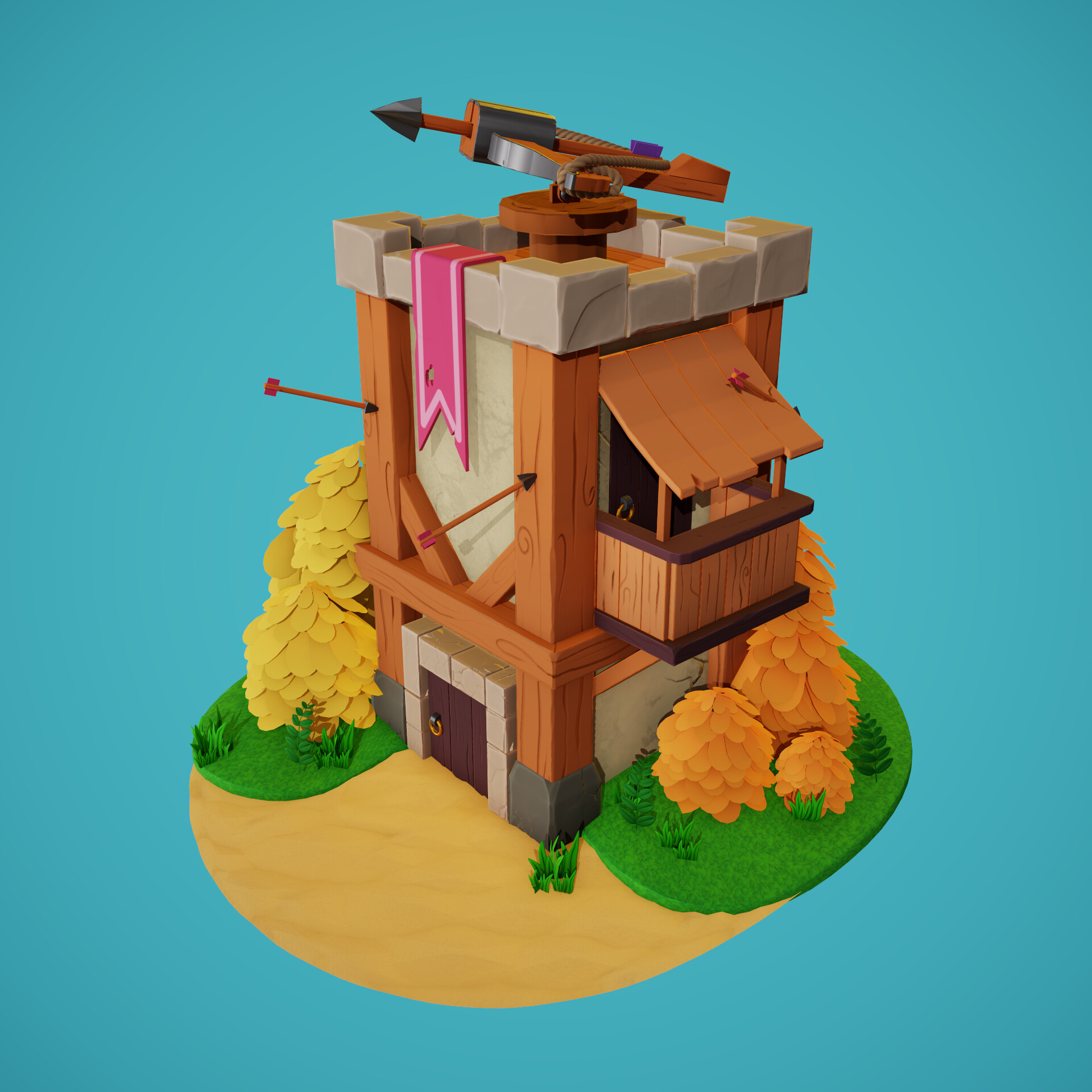 ArtStation - Defense Tower