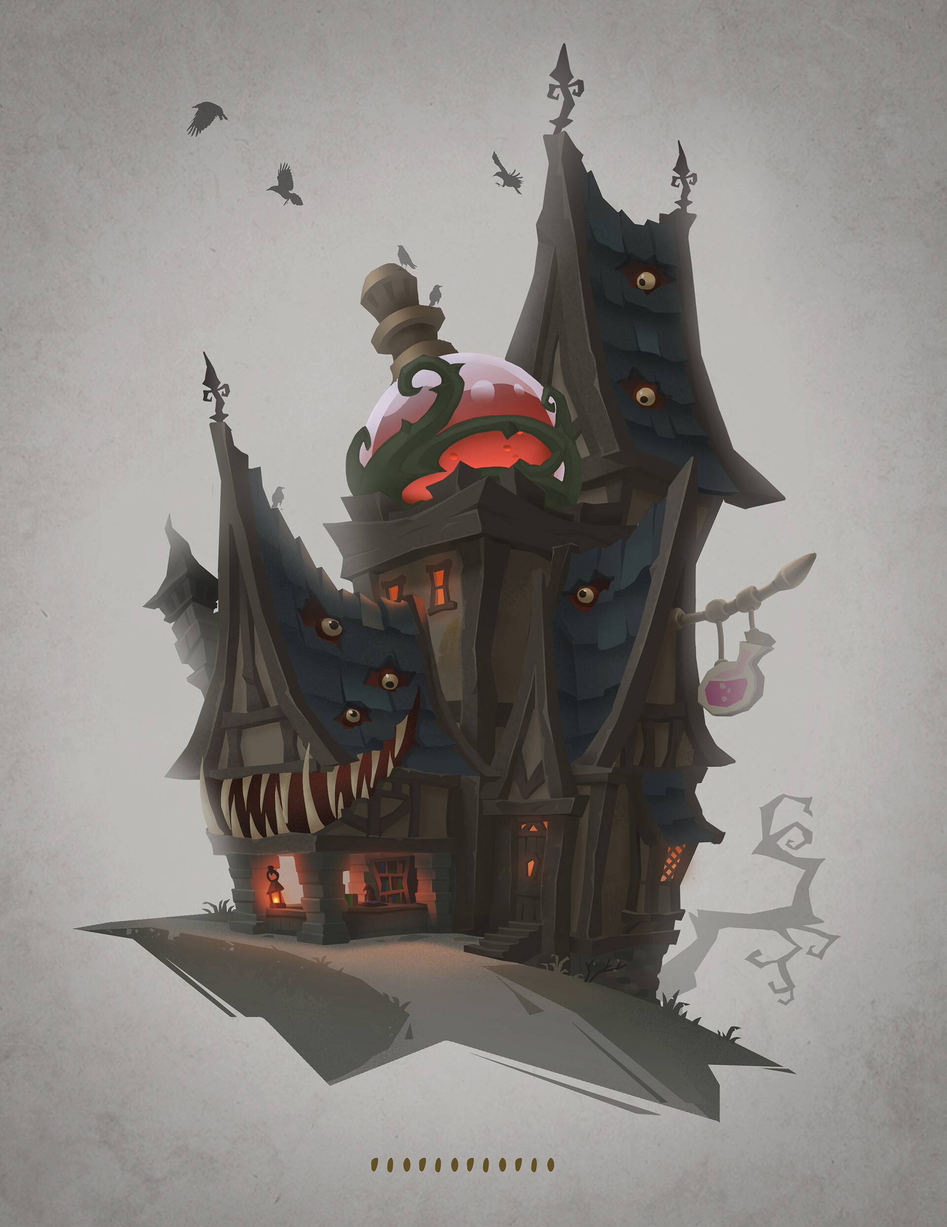 ArtStation - monster house