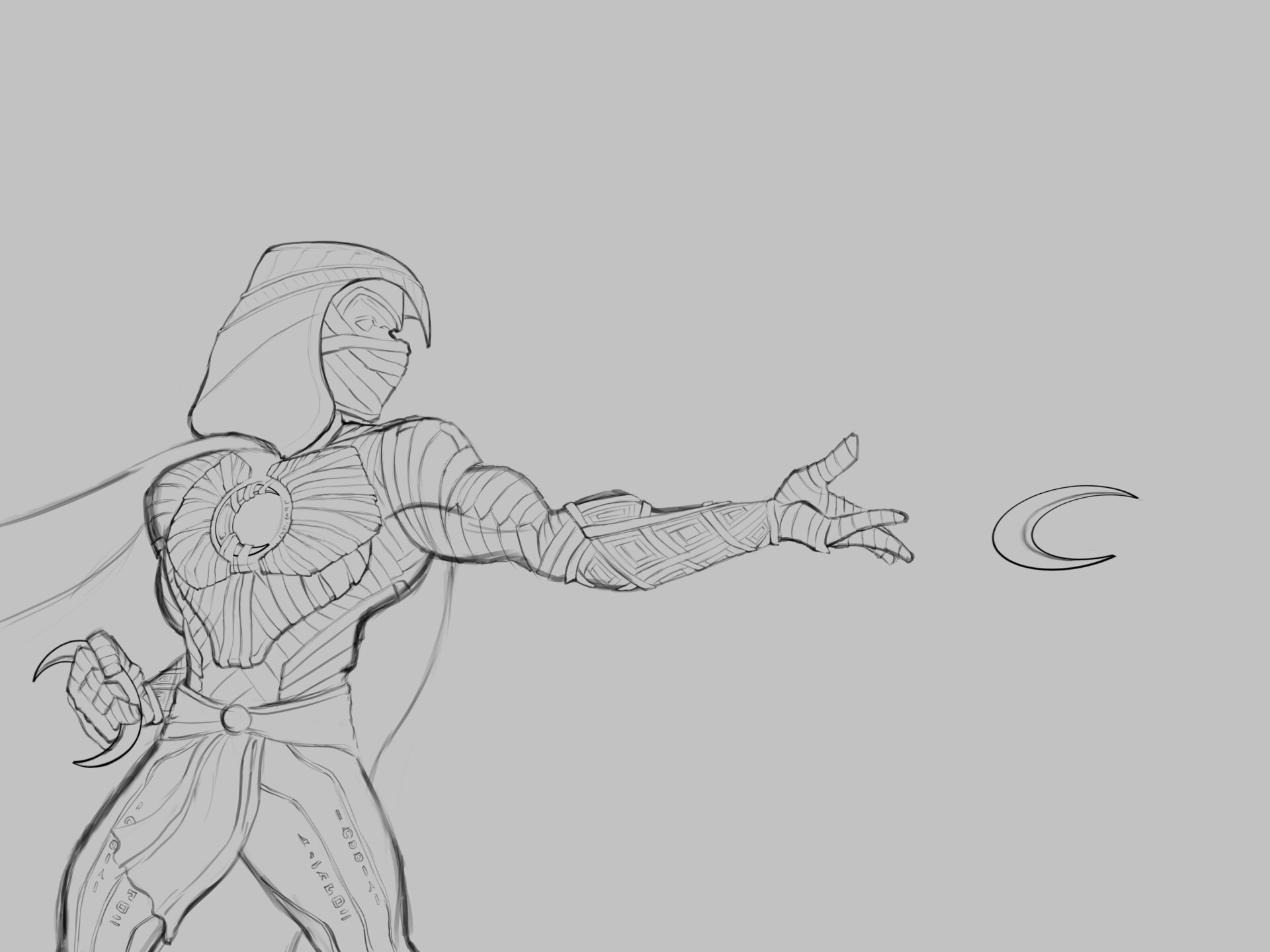 moon knight coloring pages