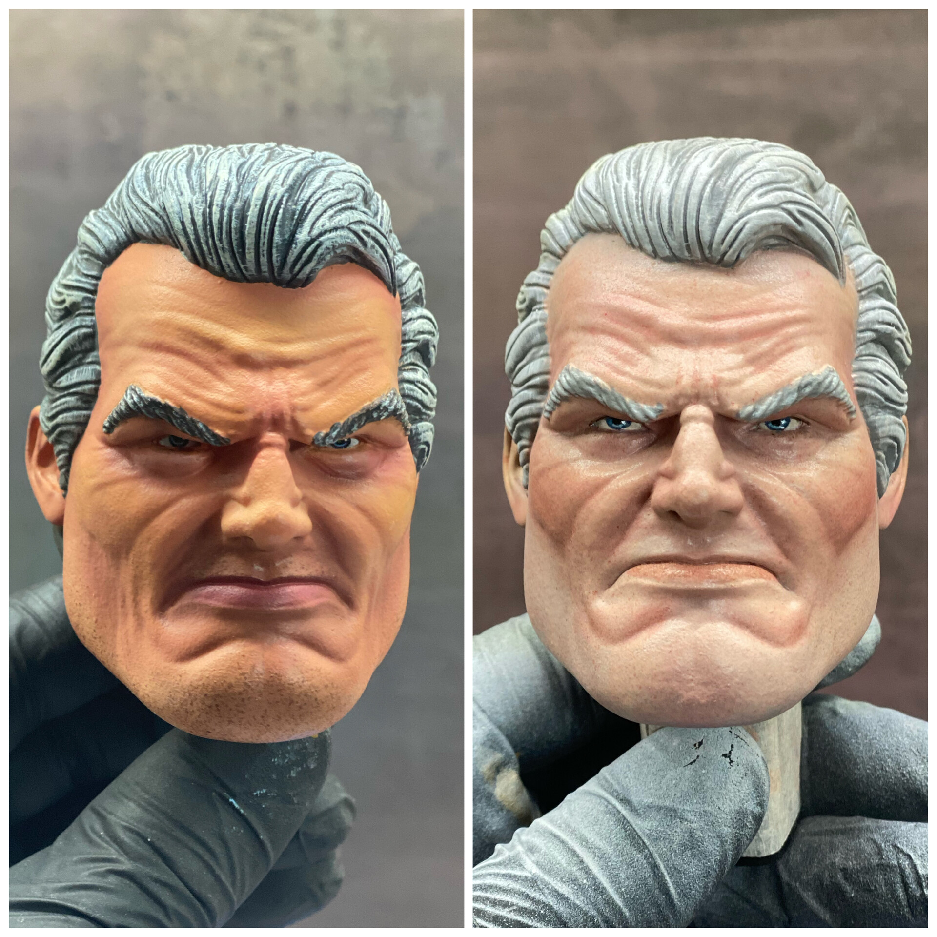ArtStation - Repaint headsculpt Batman The Dark Knight Returns 1/4 ...