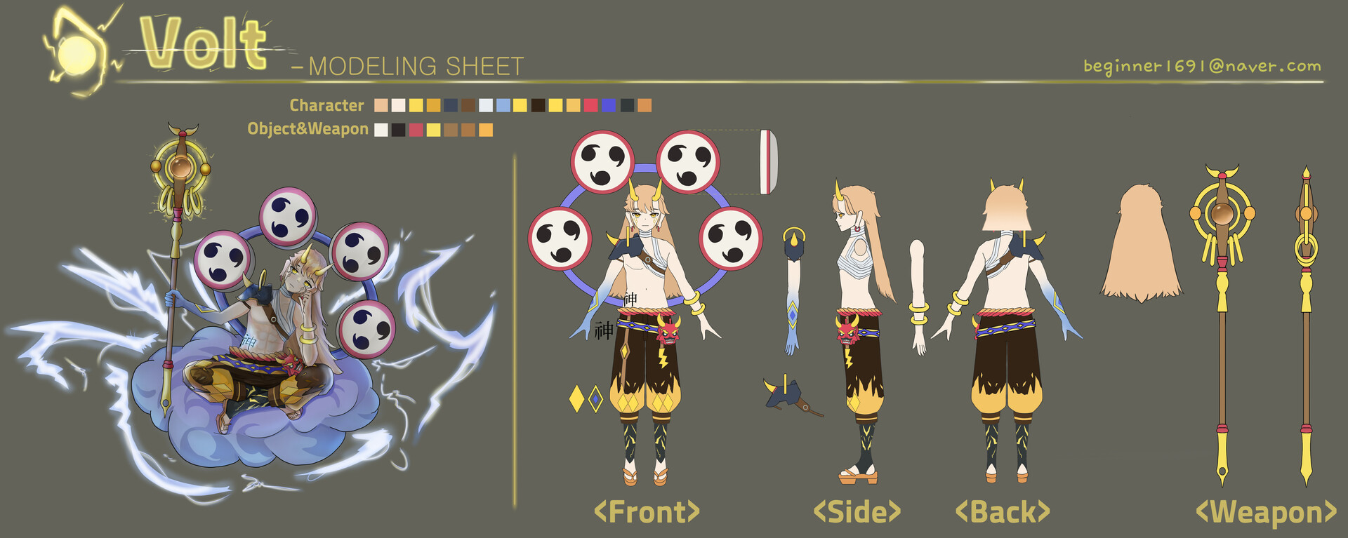 ArtStation - electricity character