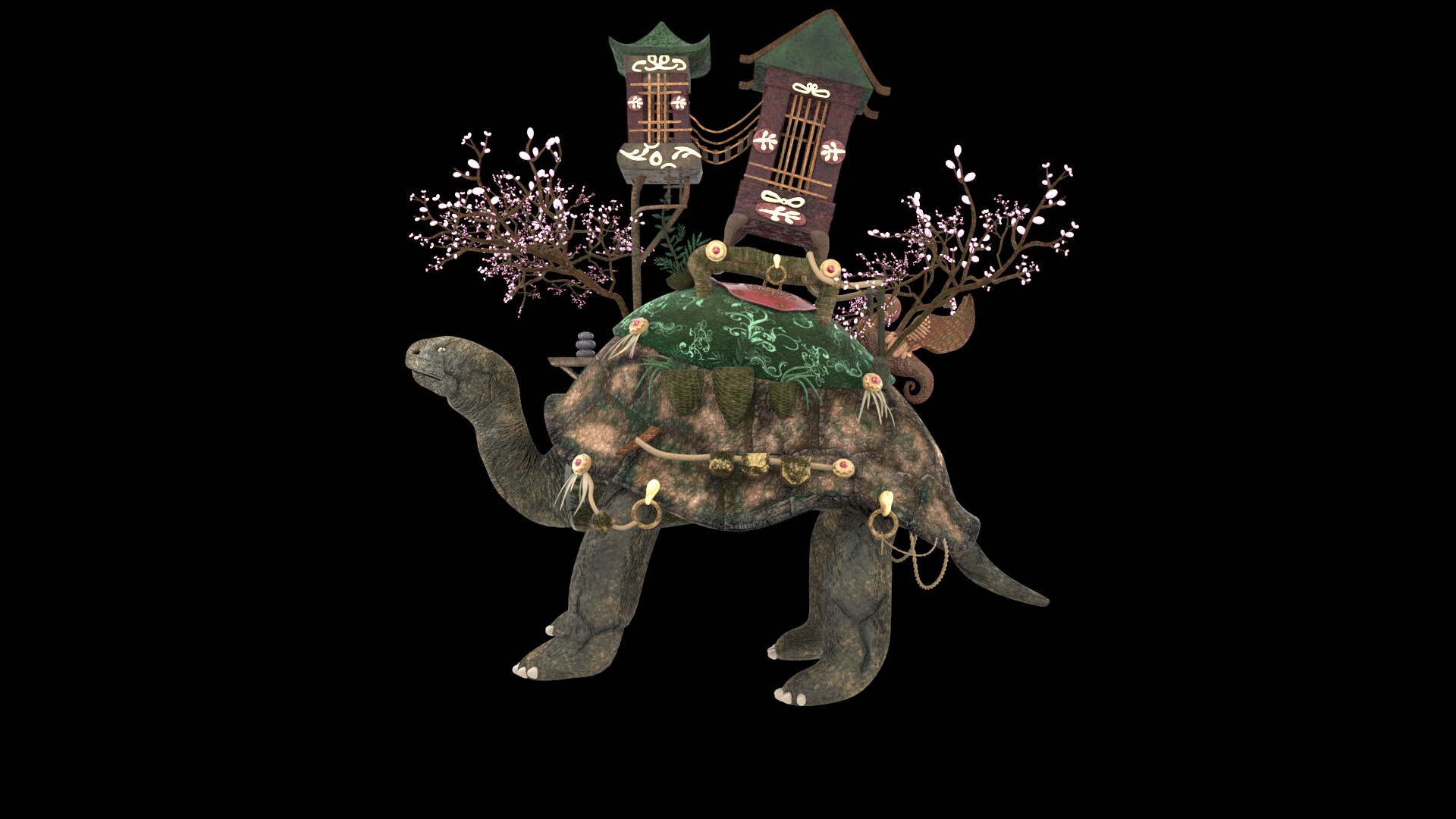 ArtStation - 3D tortoise