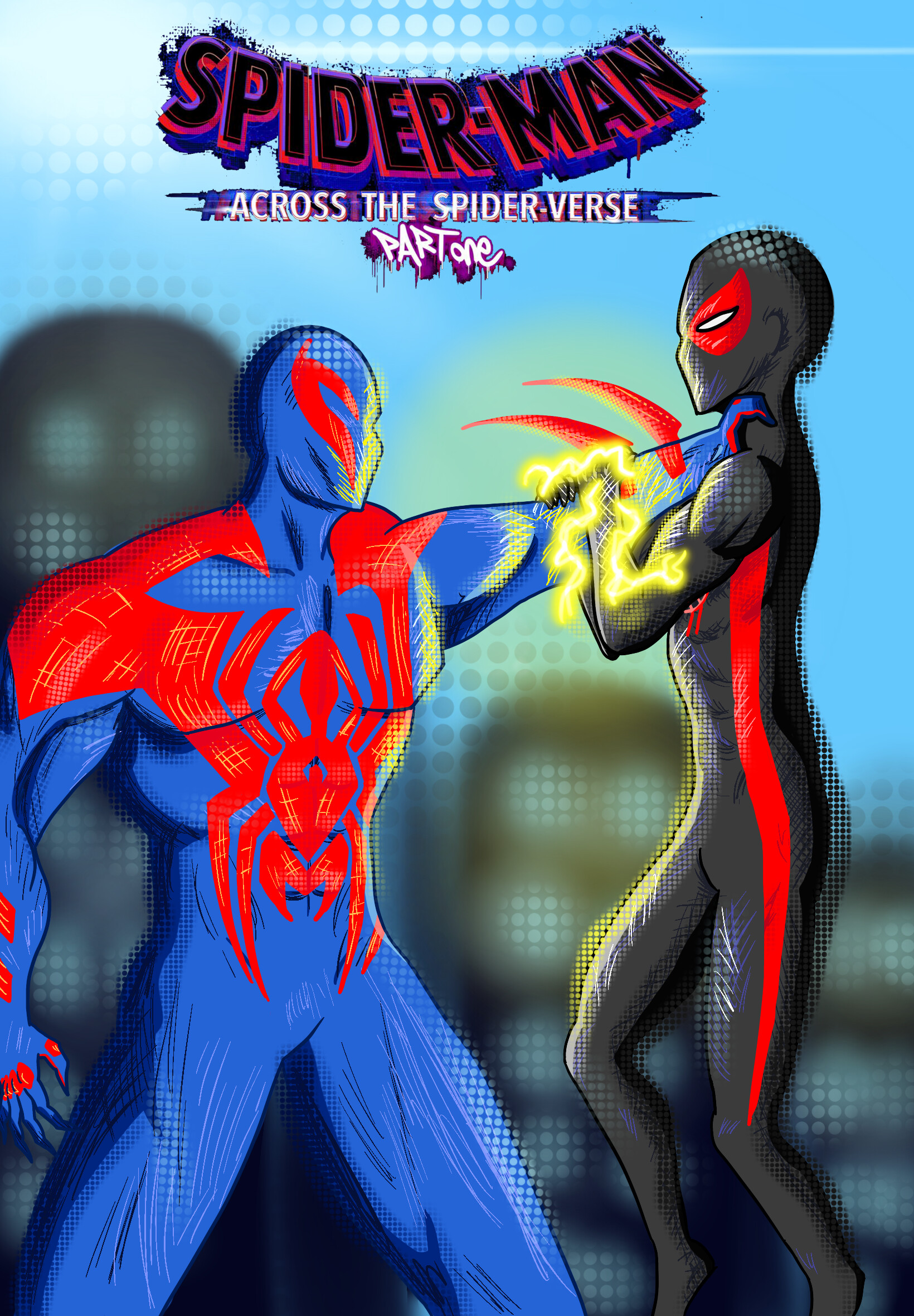 ArtStation - spiderman 2099 vs miles morales