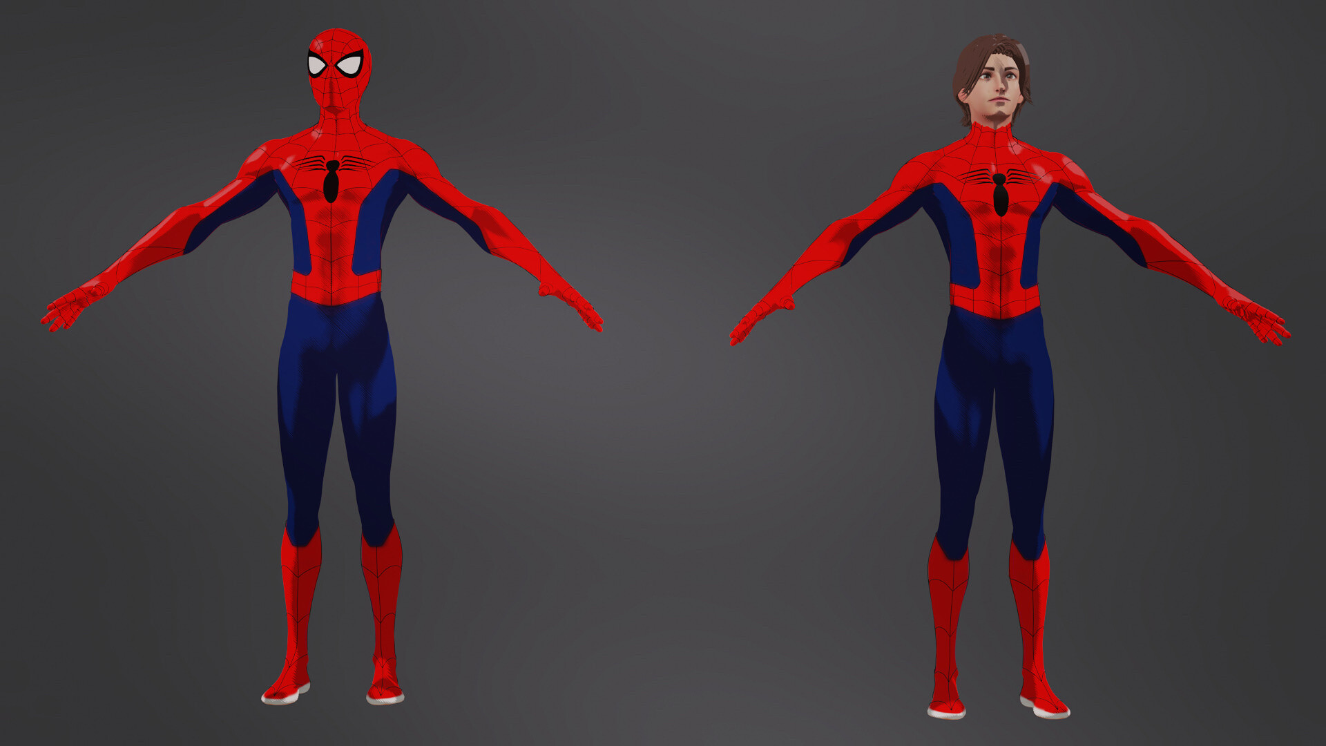 ArtStation - WIP Spider-Man/Peter Parker!