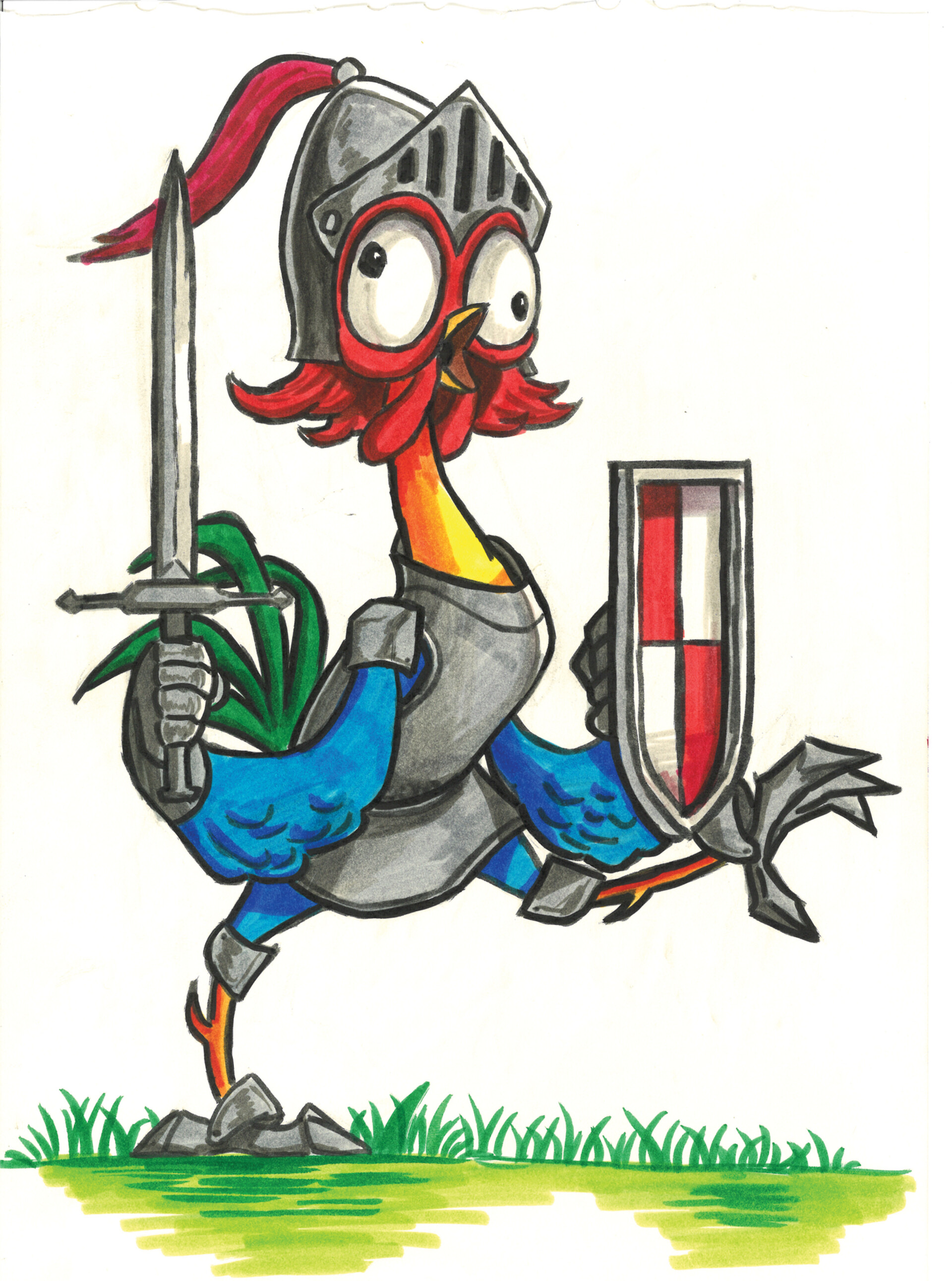 ArtStation - Knight Chicken