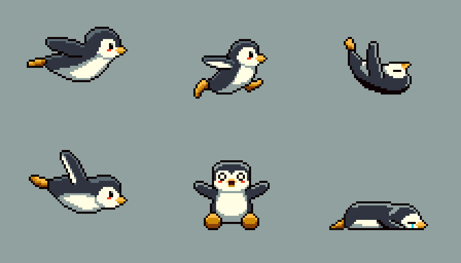 Cute Penguin Animated Gif