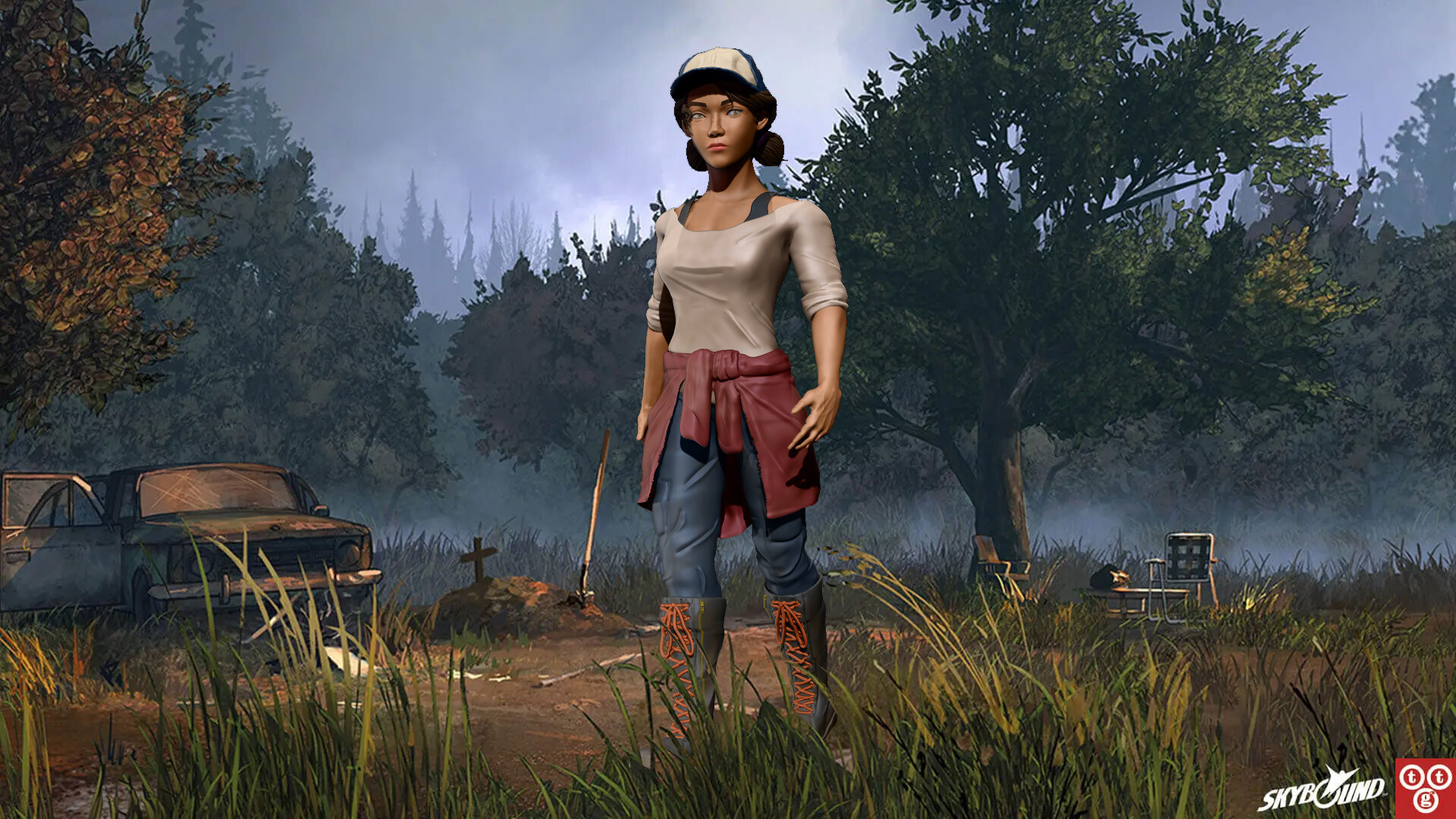 ArtStation - Clementine TWDG 3D Model