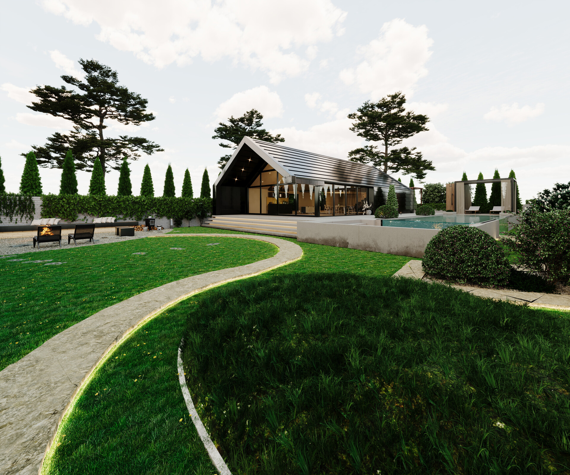 ArtStation - Cabana Exterior