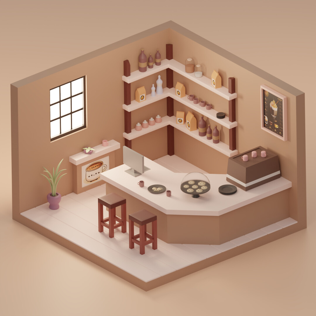 ArtStation - Coffee Corner
