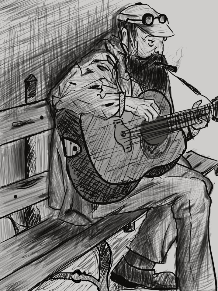 ArtStation - GUITAR MAN