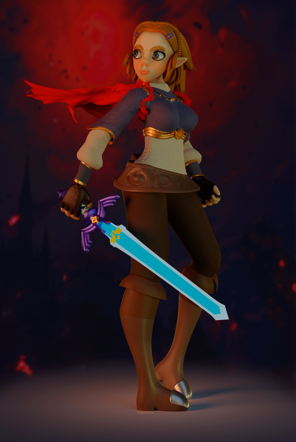 Paul Triviño - Zelda Warrior, Tears of Kingdom