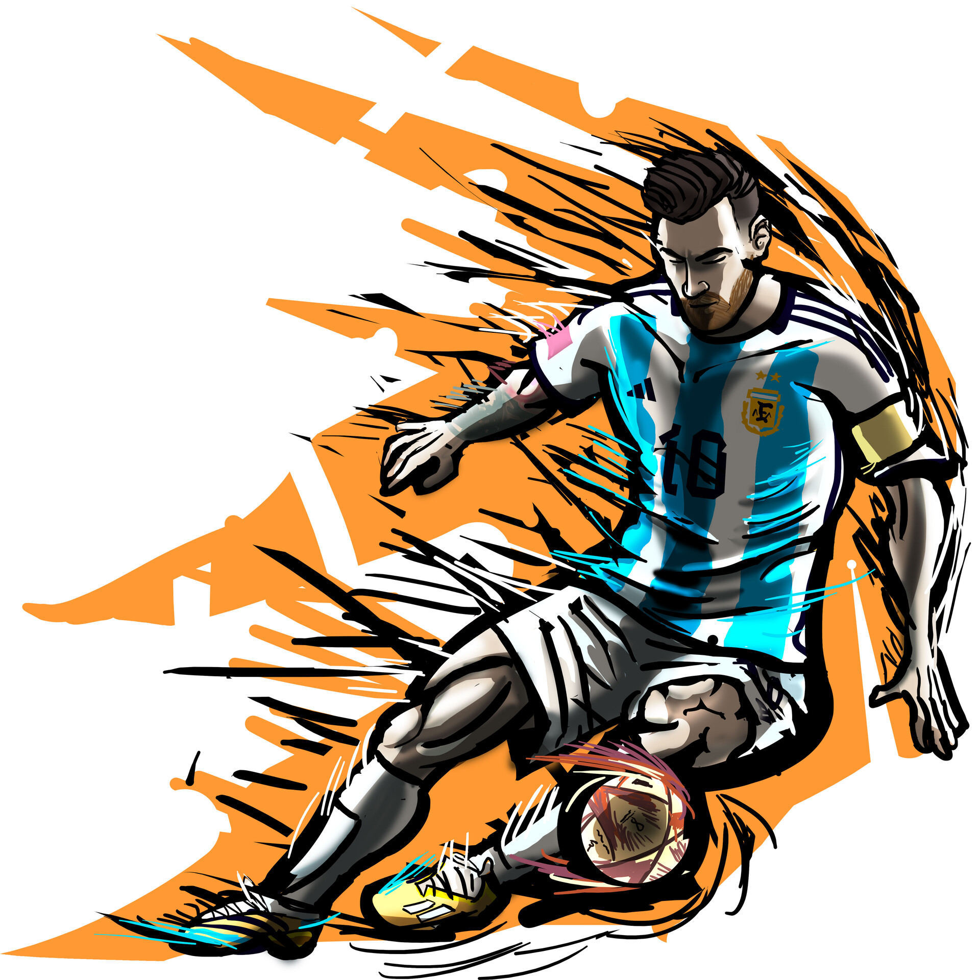 ArtStation - Messi World Champion