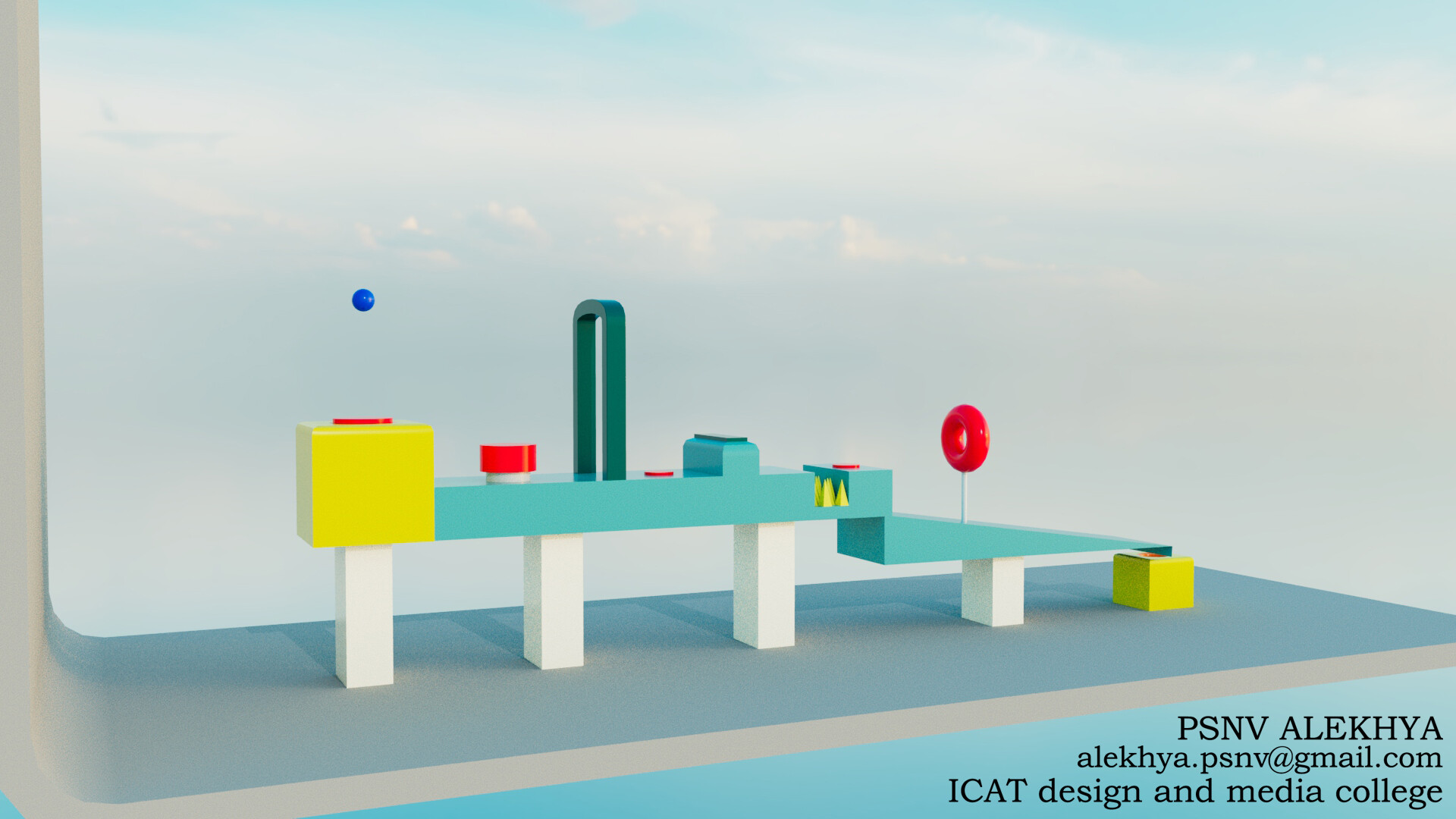 ArtStation - BOUNCING BALL ANIMATION