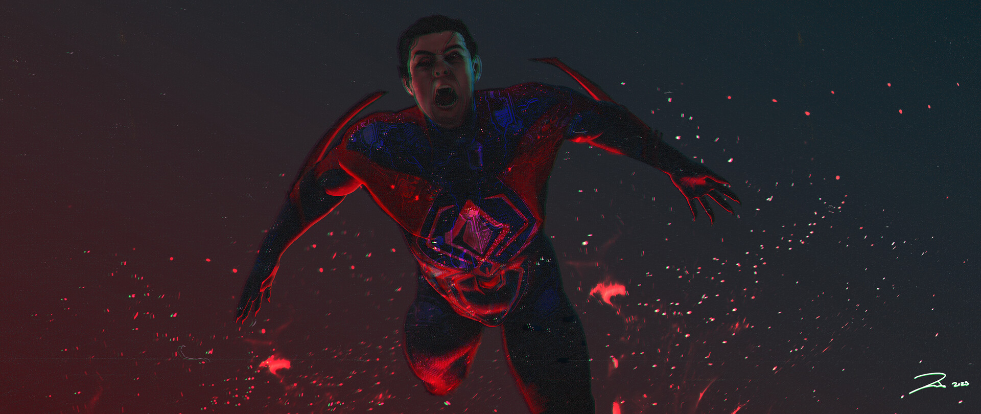 ArtStation - Spider-Man 2099, Miguel O'Hara
