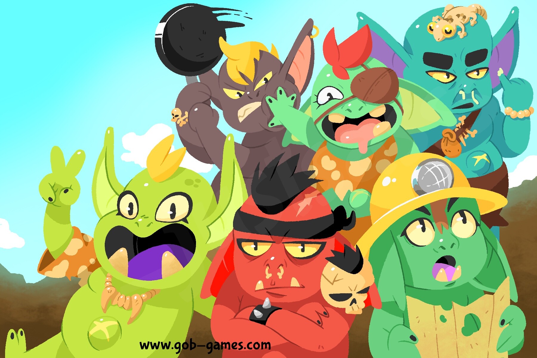 ArtStation - Goblin Rancher | Box Art | Group photo