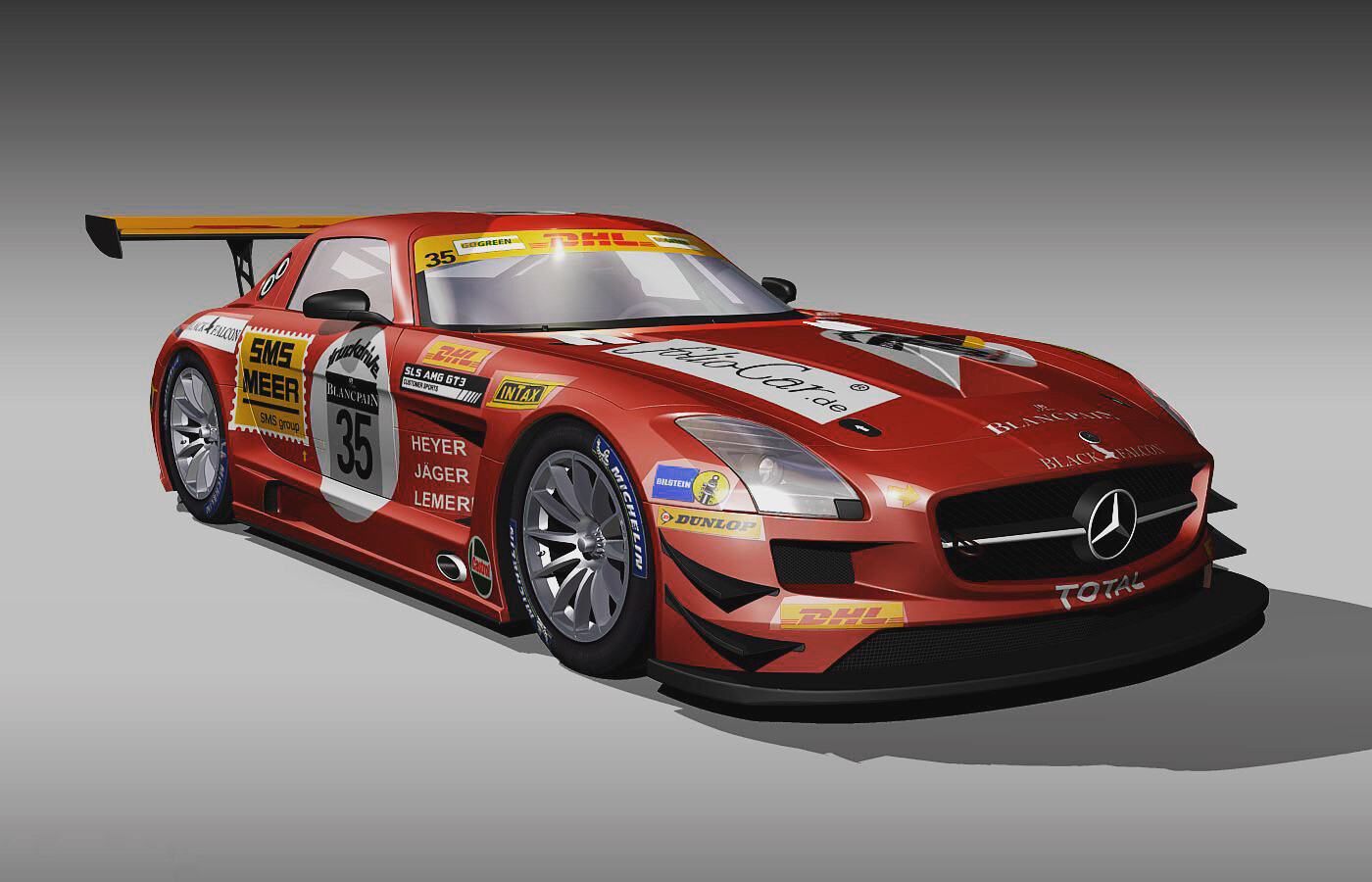ArtStation - Mercedes-Benz SLS AMG GT3 2011 #35