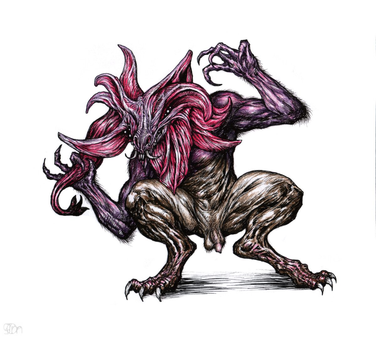 ArtStation - earmonster, the other ones + mushroom dude mediocre scan