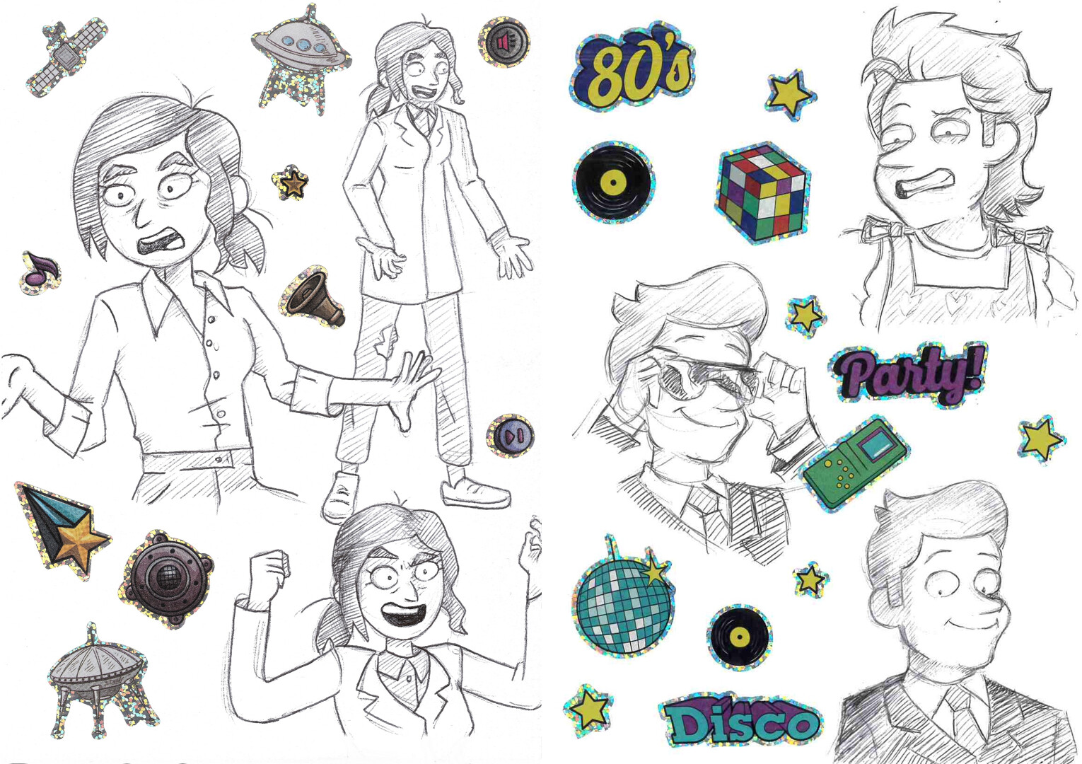 ArtStation - Inside Job Art Style Study