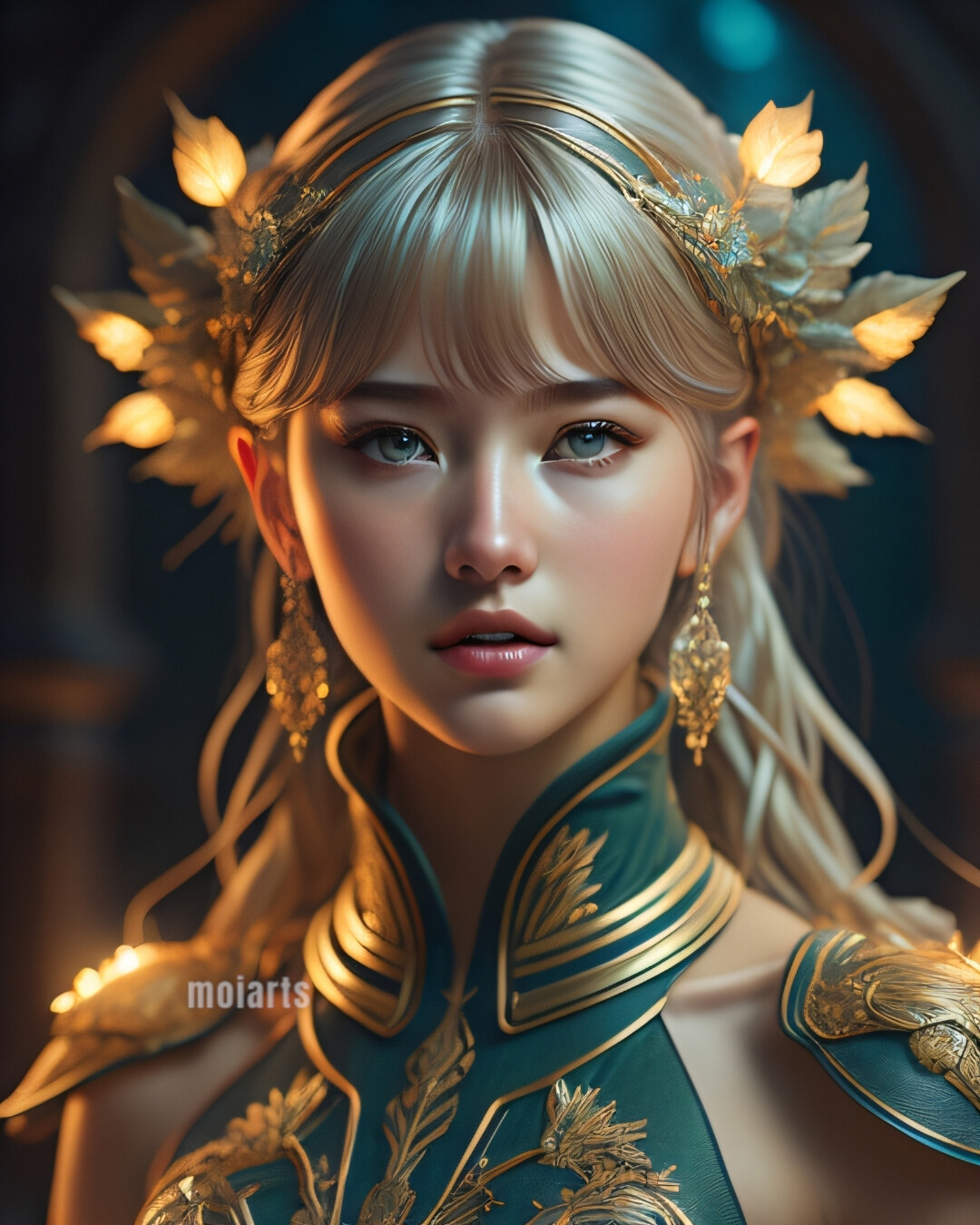 ArtStation - Ethereal Shining Beauty 😶