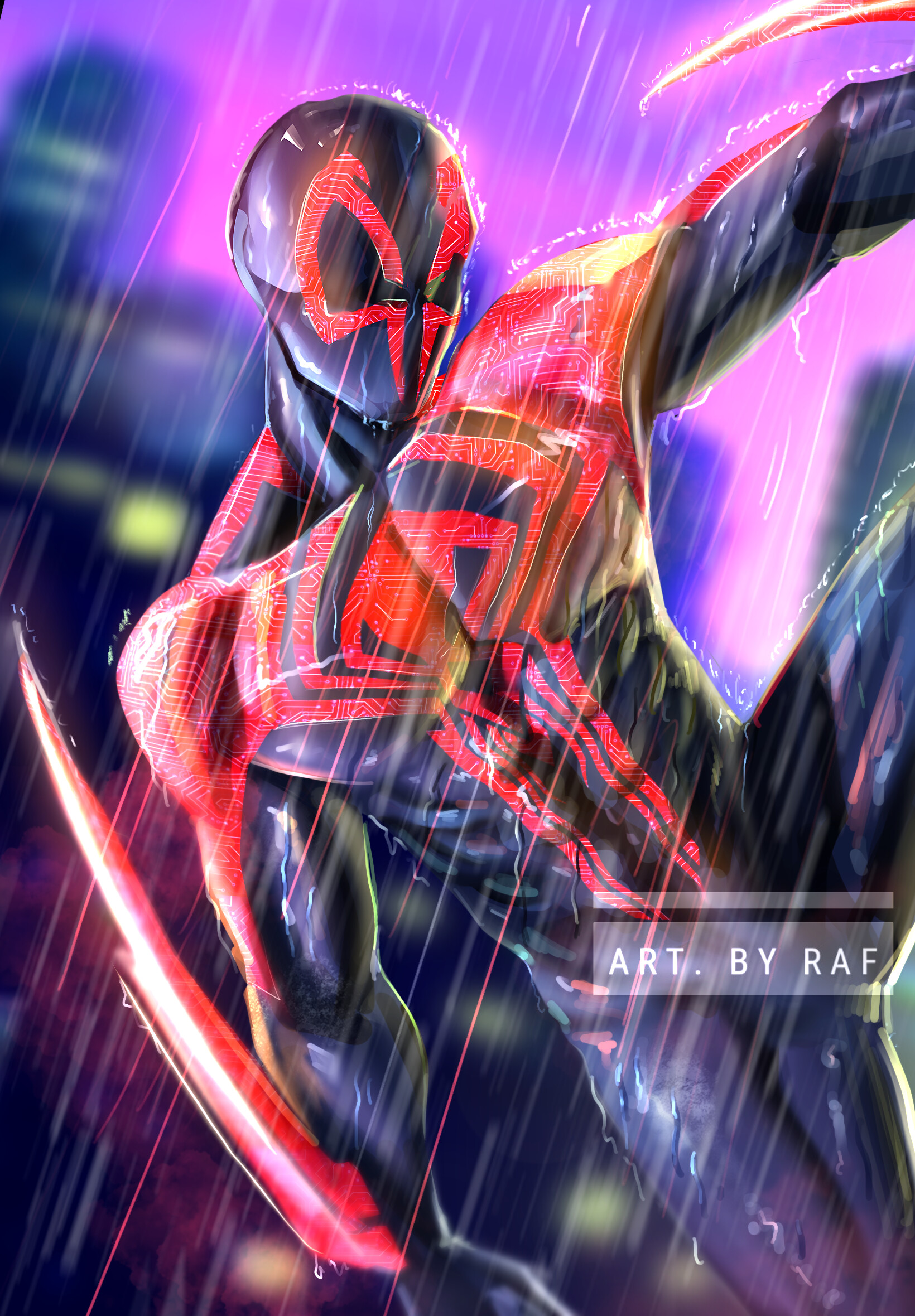 ArtStation - SpiderMan 2099