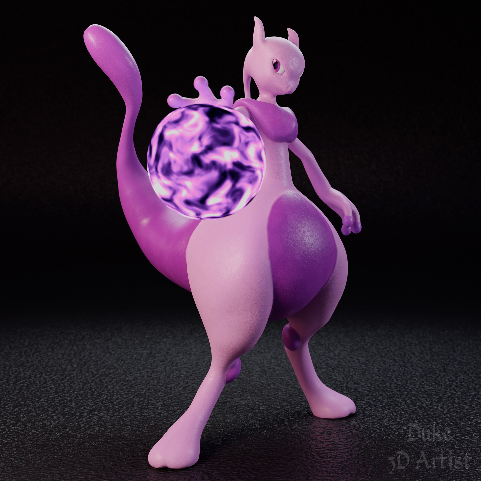 ArtStation - Mewtwo