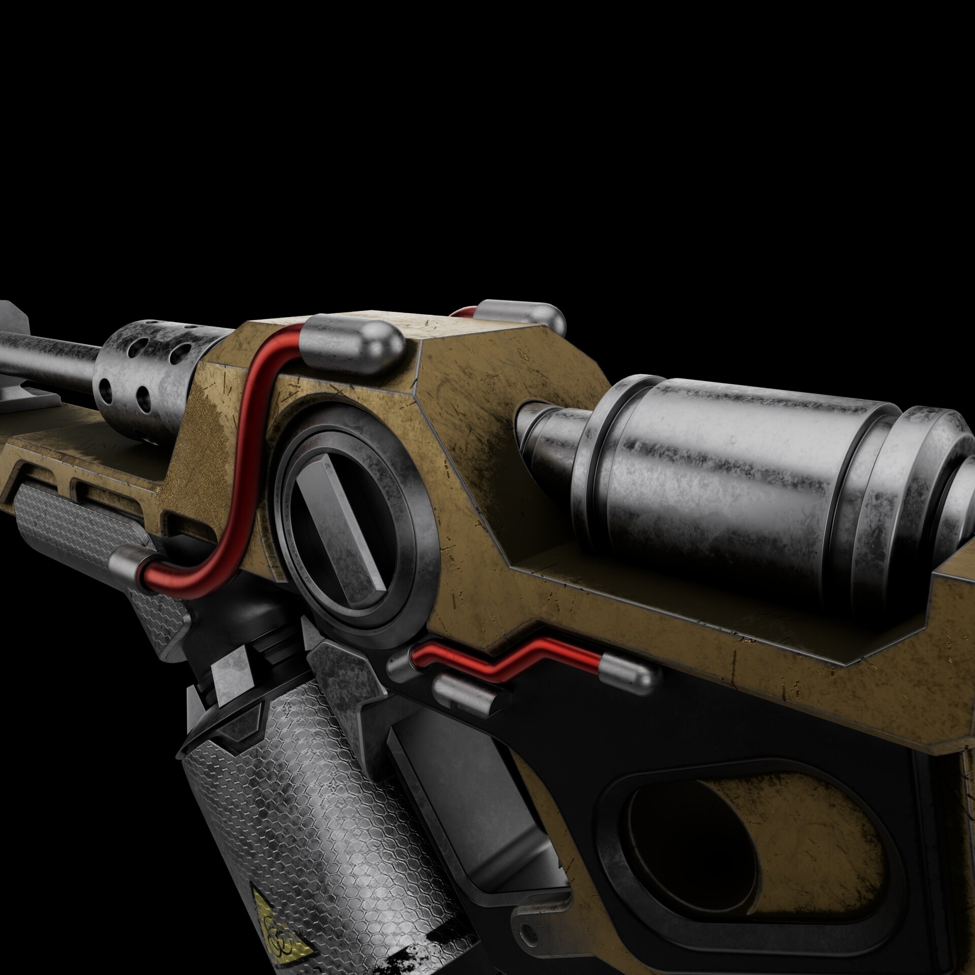 ArtStation - Gun modeling & texturing exercise