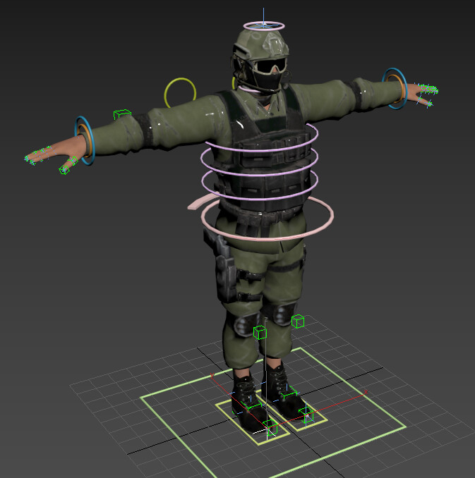 ArtStation - Rig and Skin