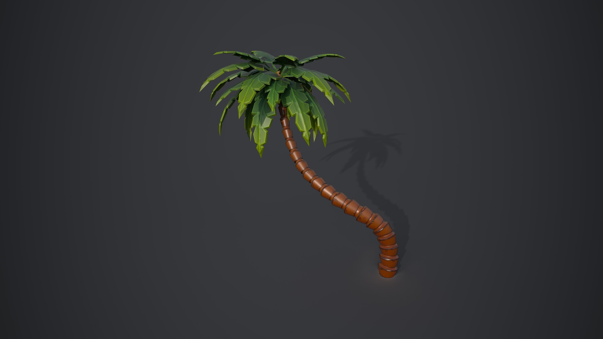 ArtStation - Stylized Palm Tree