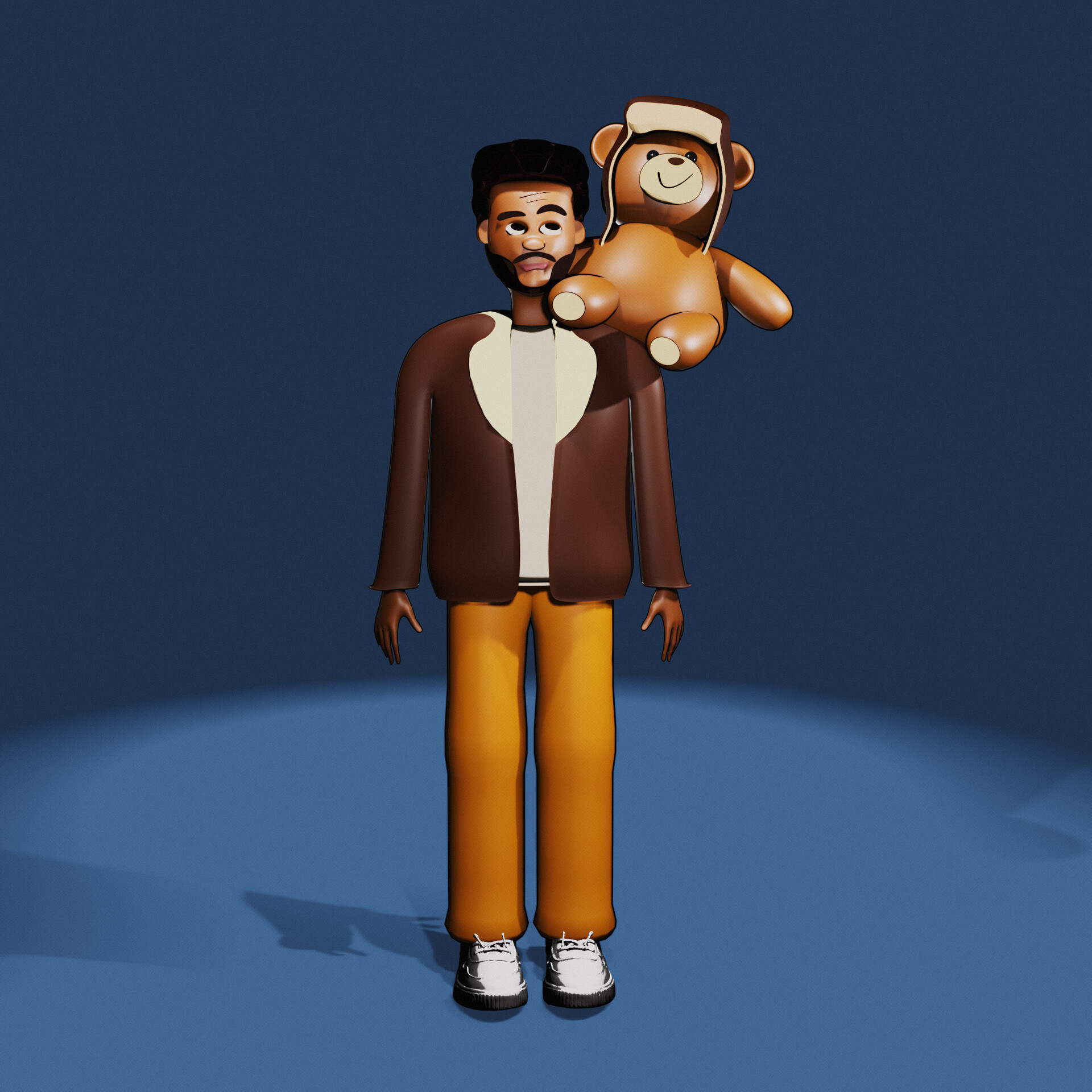 ArtStation - Childish Gambino 3D Model Spider-Verse Style